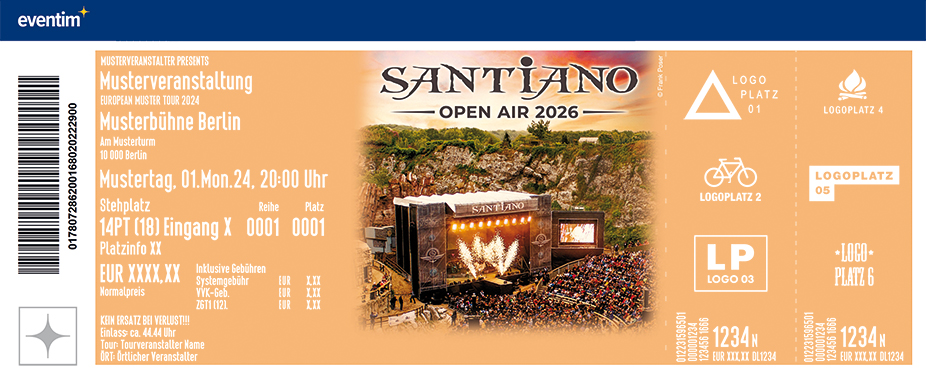 SANTIANO - Open Air 2026 - Info & Dates
